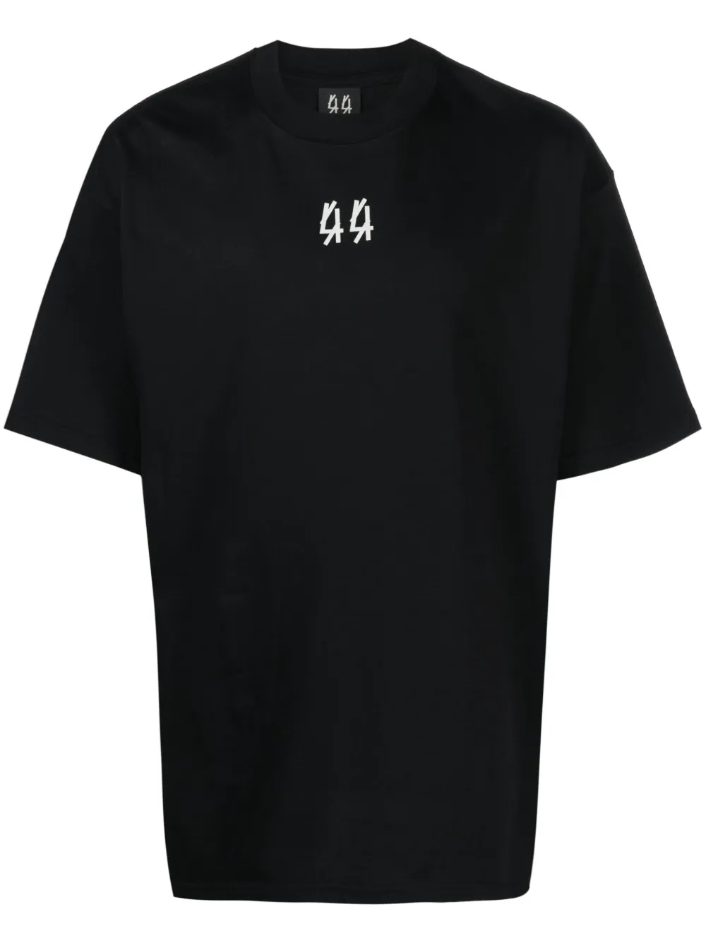 44 LABEL GROUP logo-print Cotton T-shirt | Black | FARFETCH