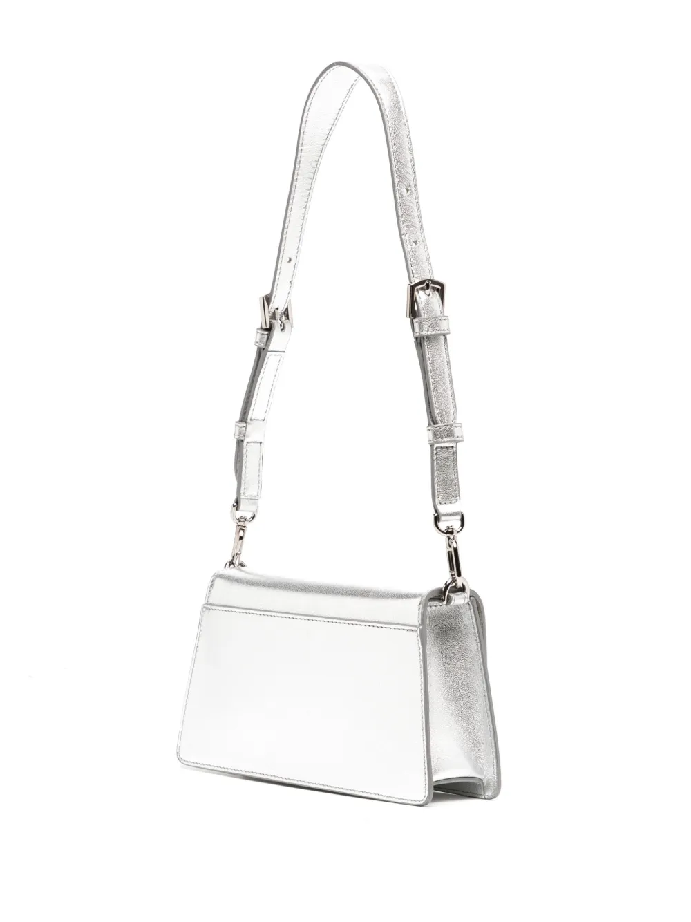 Furla metallic-finish Leather Shoulder Bag - Farfetch