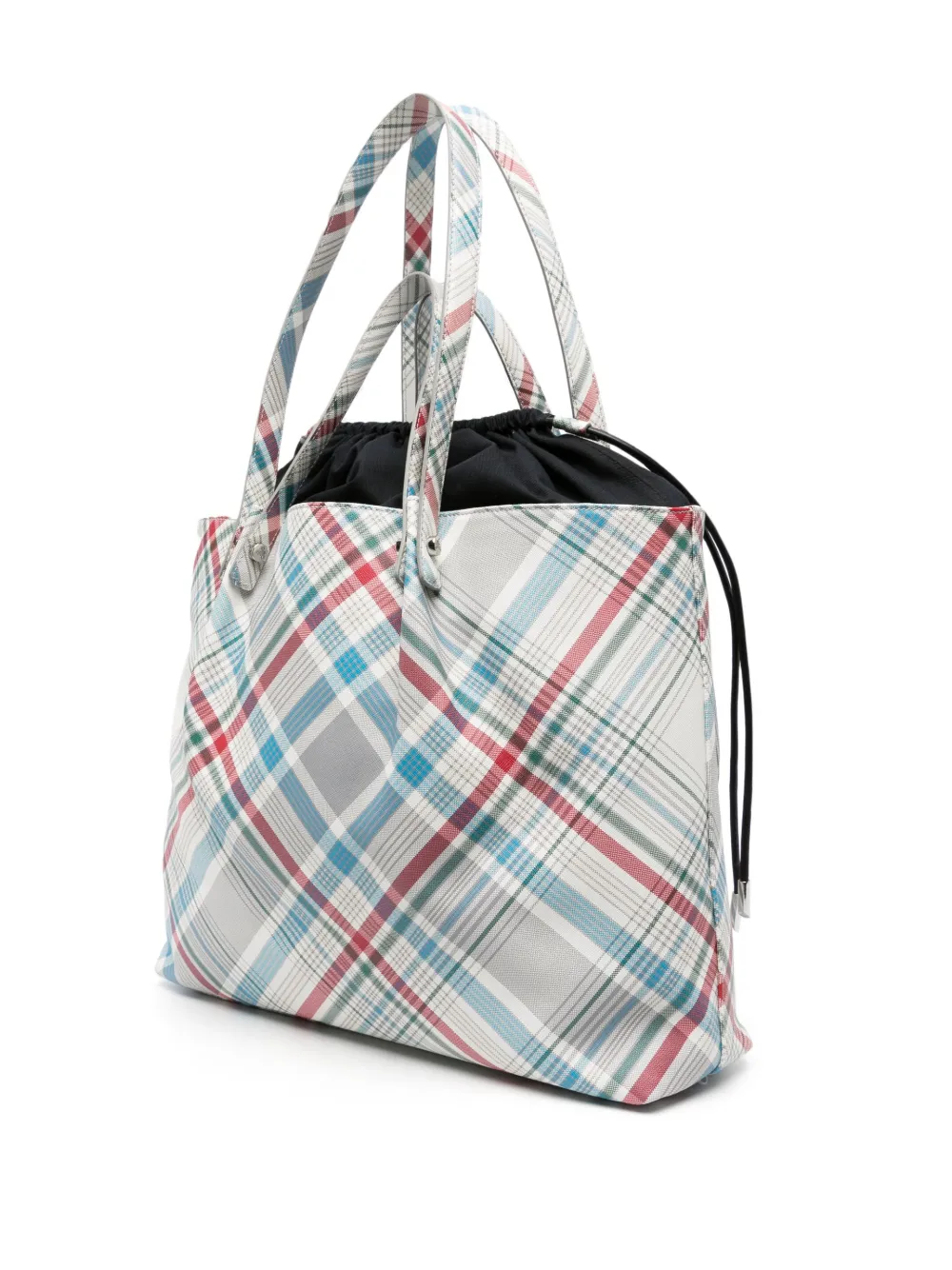 Vivienne Westwood Tina Madras-print Tote Bag - Farfetch