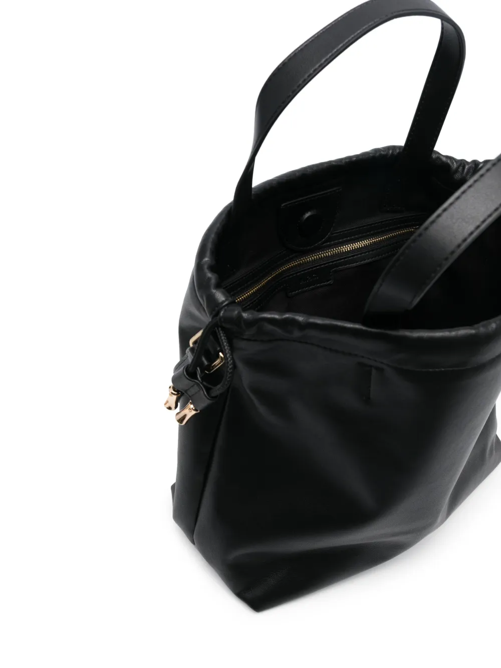 A.P.C. Ninon logo-stamp faux-leather Tote Bag - Farfetch