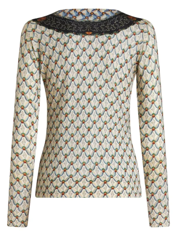 ETRO フローラル ニットトップ | ニュートラル | FARFETCH JP ETRO フローラル ニットトップ | ニュートラル | FARFETCH JP