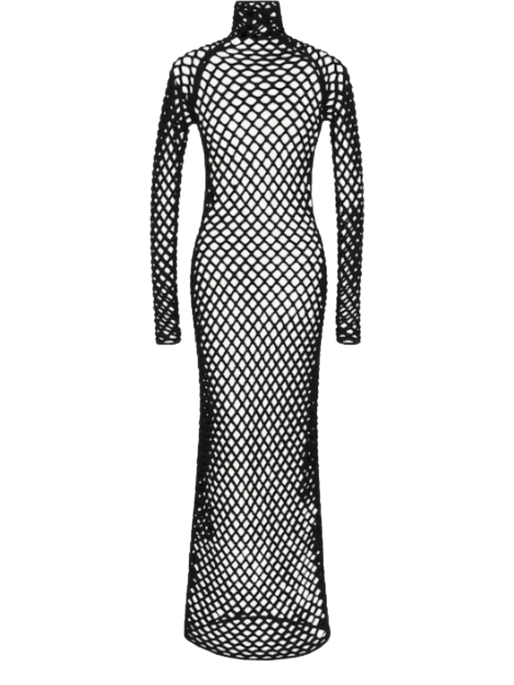Alaïa Cage open-knit Midi Dress | Black | FARFETCH Alaïa Cage open-knit Midi Dress | Black | FARFETCH