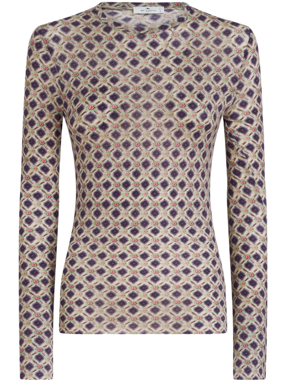 ETRO graphic-print Knitted Top - Farfetch