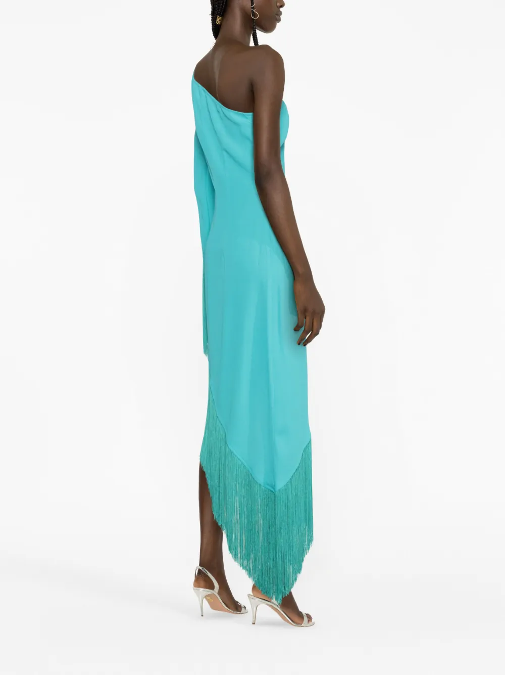 Taller Marmo Aventador Fringe trim Dress Farfetch