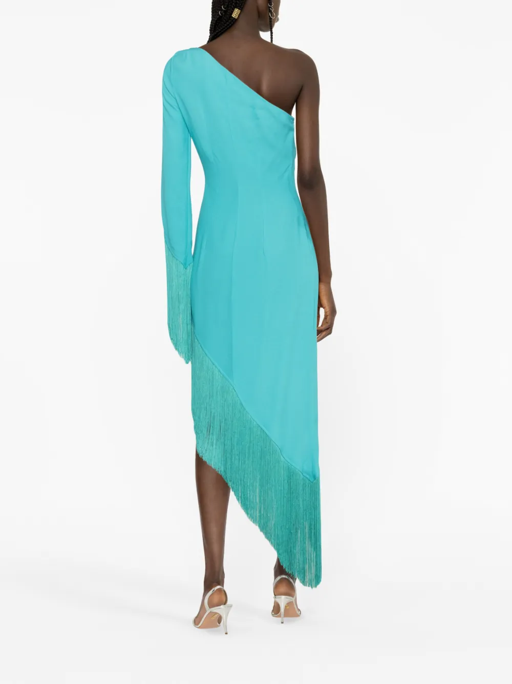 Taller Marmo Aventador Fringe trim Dress Farfetch
