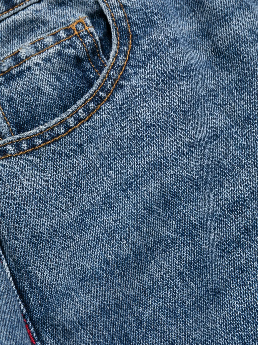 Self-Portrait Whiskering high-rise wide-leg Jeans - Farfetch