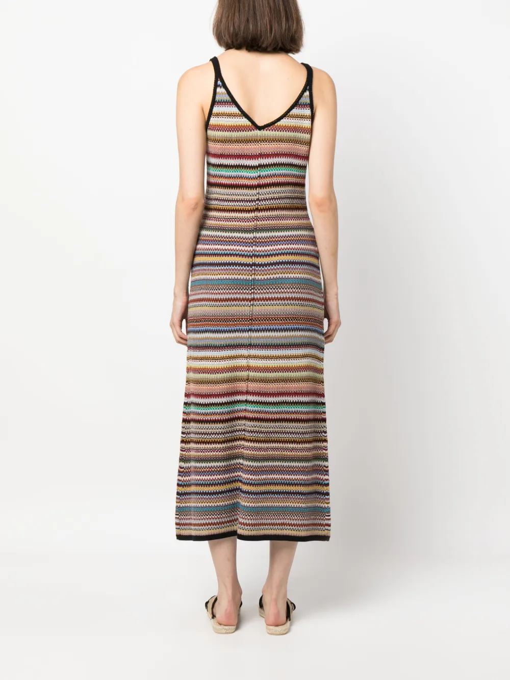 Paul Smith Signature-stripe Virgin Wool Knitted Dress - Farfetch