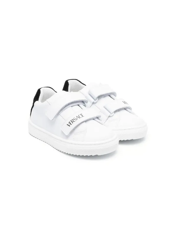 Versace Kids Sneakers Mit Klettverschluss WeiB FARFETCH DE