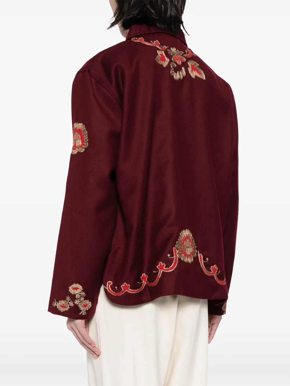 BODE Rococo wool shirt | Smart Closet