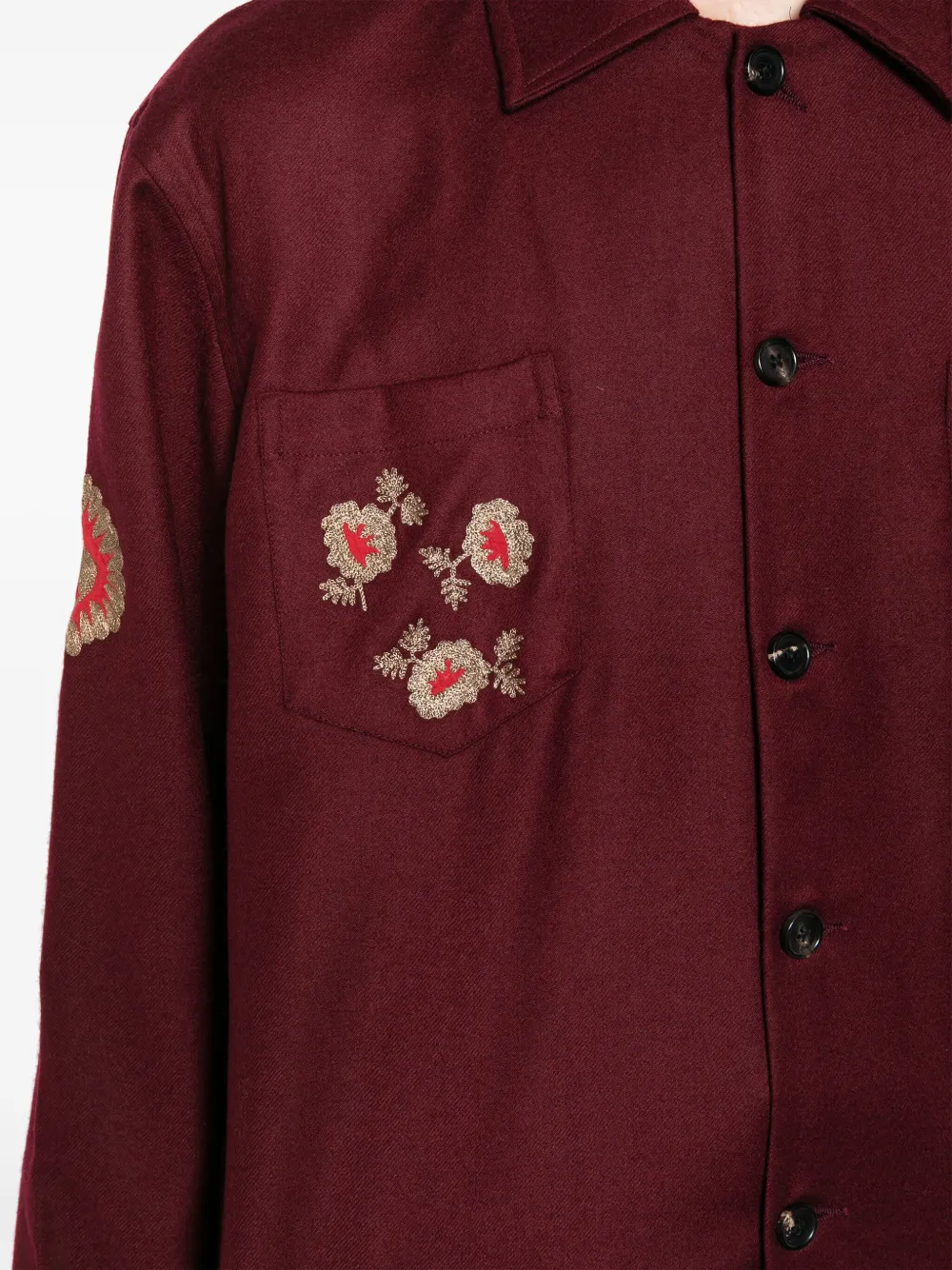 BODE Rococo wool shirt | Smart Closet