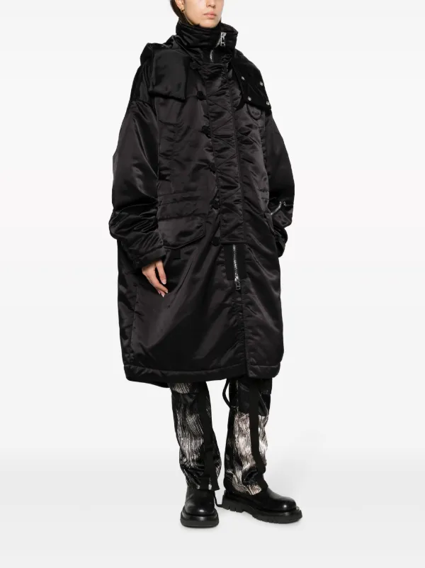 Lutece Logo Étude Lutece Logo Patch Parka Coat | REVERSIBLE