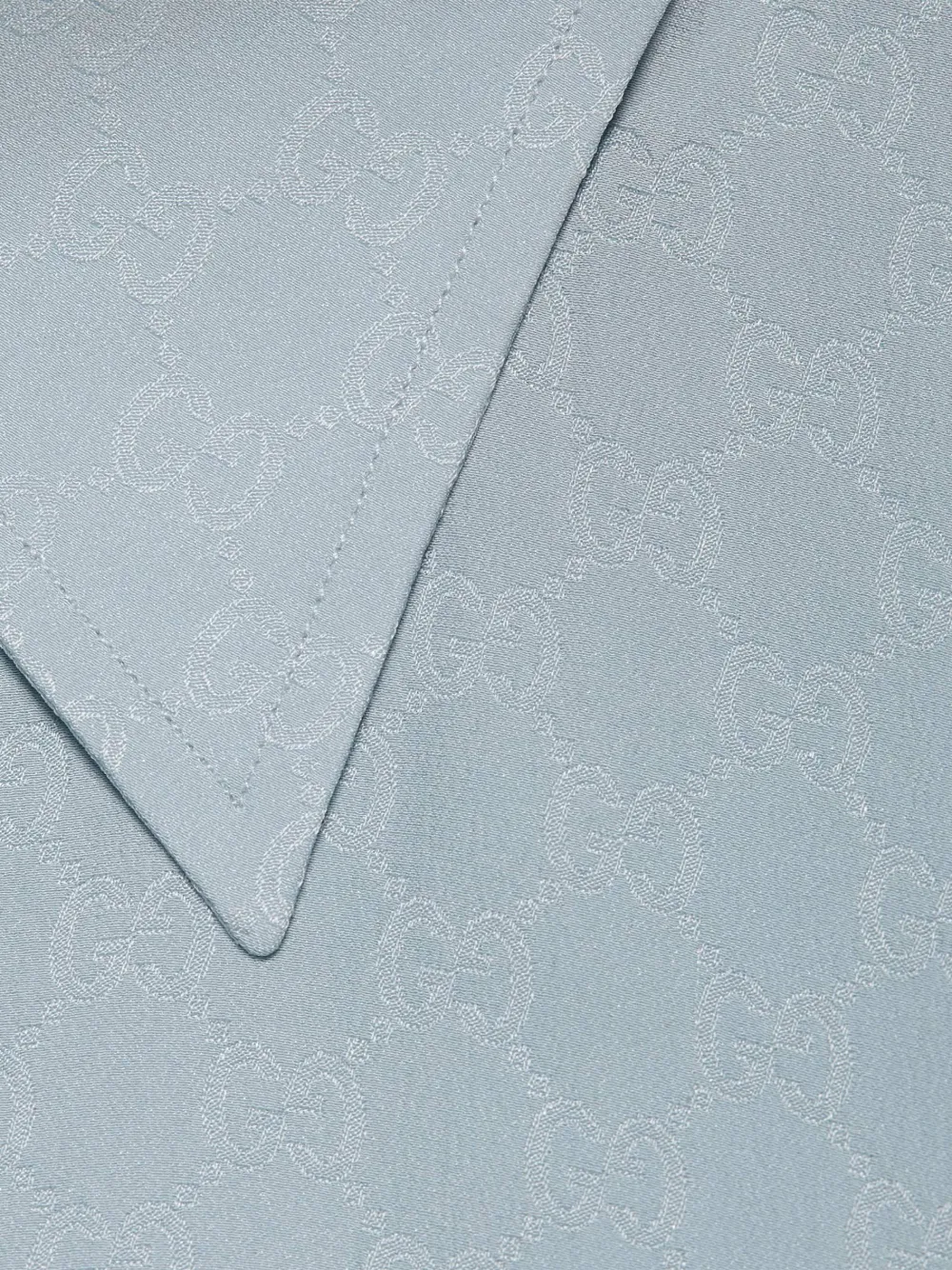 Gucci monogram-pattern Silk Shirt - Farfetch