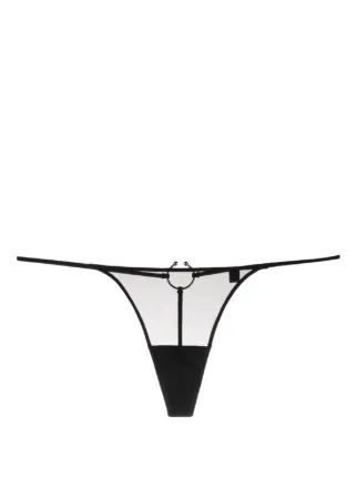 Zhilyova Dune semi-sheer Tulle Thong - Farfetch