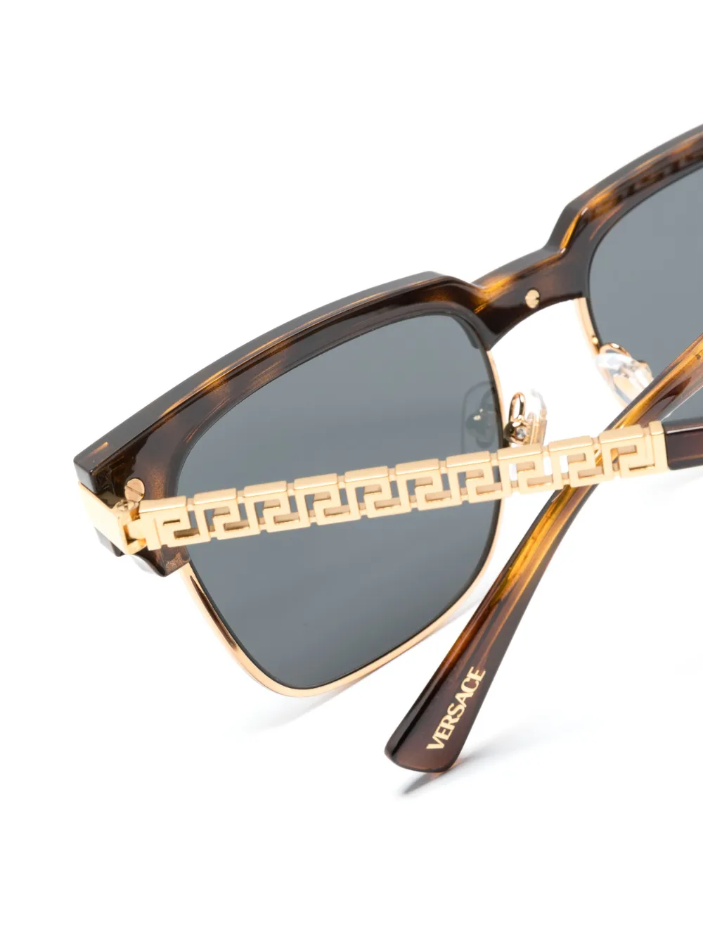 Versace Eyewear Lentes De Sol Con Detalle Del Logo y Armazón Cuadrada ...