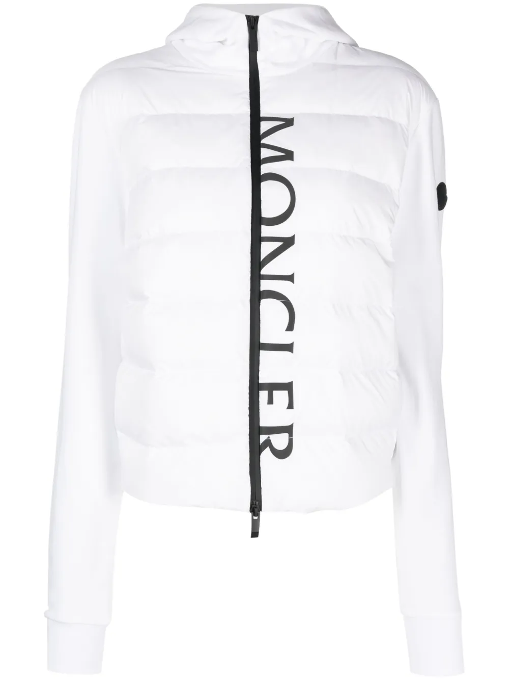 Moncler Panelled zip-up Hoodie - Farfetch