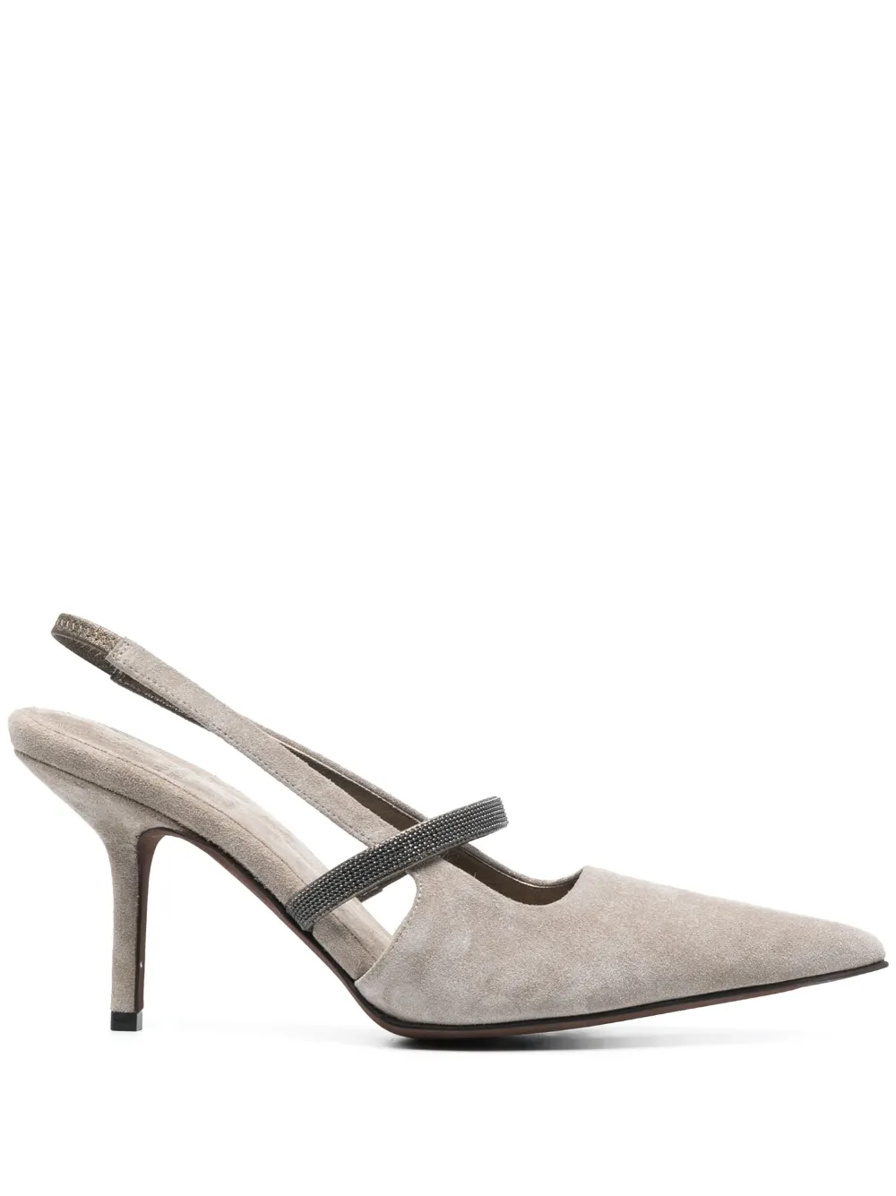 Brunello Cucinelli Slingback-Pumps Aus Wildleder 80mm - Farfetch