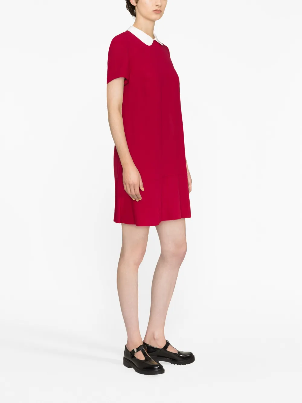 Red Valentino Flared Hem Minidress Farfetch