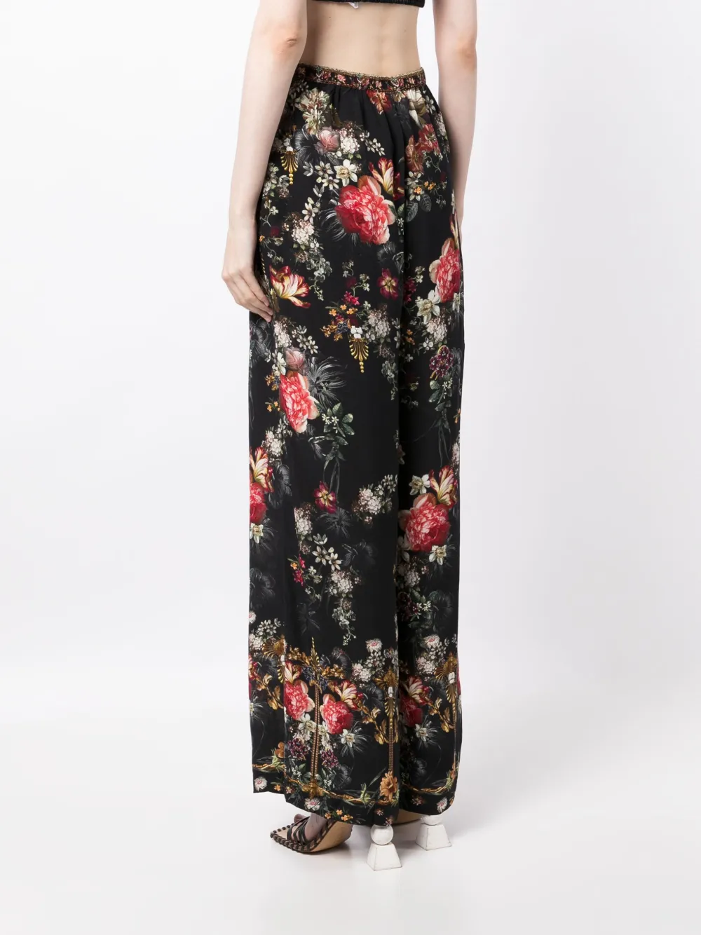 Camilla A Night At The Opera Silk Trousers - Farfetch