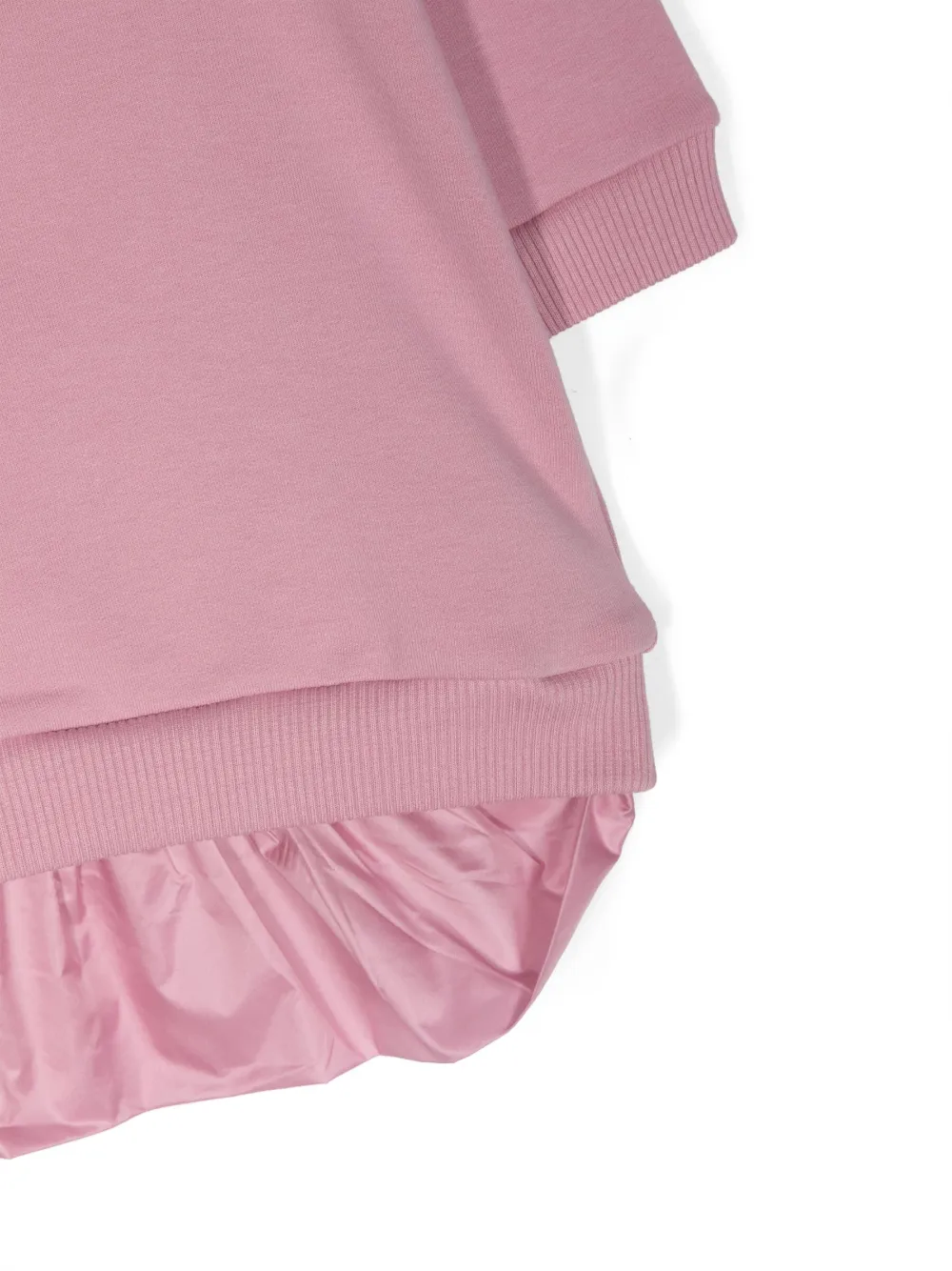 Moncler Enfant logo-embroidered crew-neck Dress | Pink | FARFETCH Moncler Enfant logo-embroidered crew-neck Dress | Pink | FARFETCH
