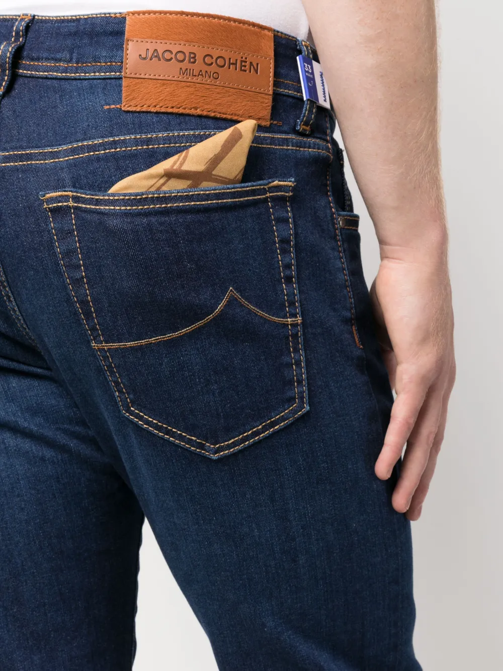 Jacob Cohën low-rise straight-leg Jeans - Farfetch