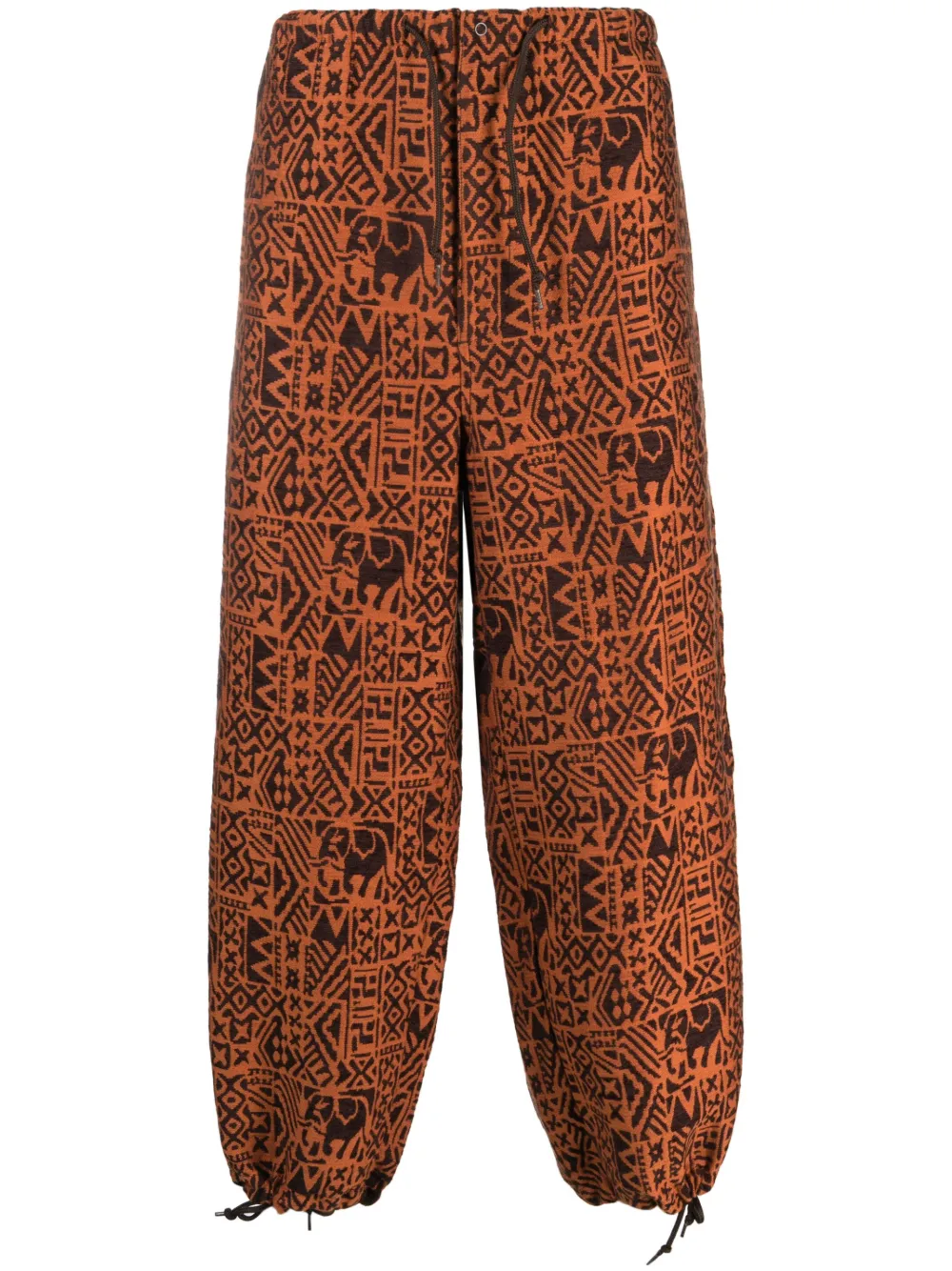 BEAMS PLUS Batik-pattern Jacquard Track Pants - Farfetch