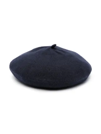 POLO RALPH LAUREN KIDS wool-knit Beret | Blue | FARFETCH