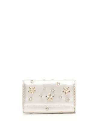 Jimmy Choo crystal-embellished Leather Keyring Holder | Yellow ...