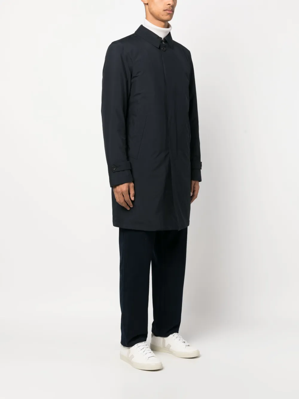 Herno クラシックカラー コート | ブルー | FARFETCH JP
