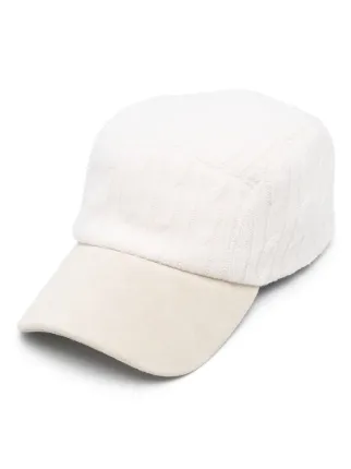 Eleventy cable-knitted Baseball Cap | Neutrals | FARFETCH