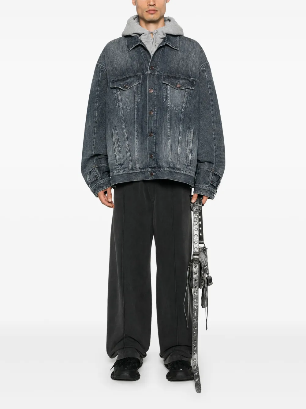 Balenciaga Deconstructed Denim Jacket - Farfetch
