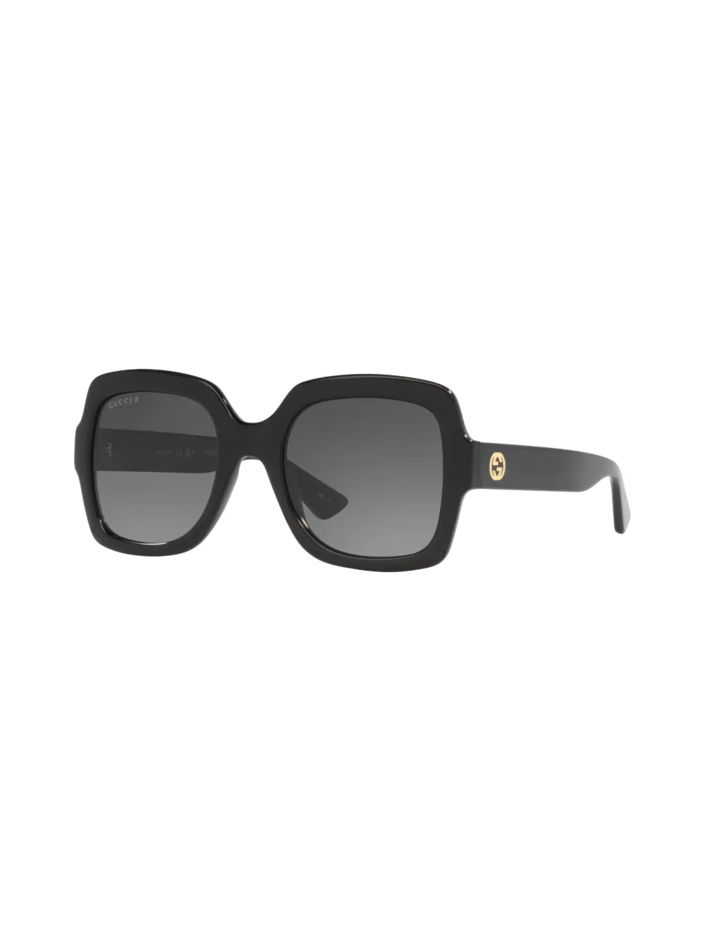 Gucci Eyewear logo-plaque square-frame Sunglasses - Farfetch