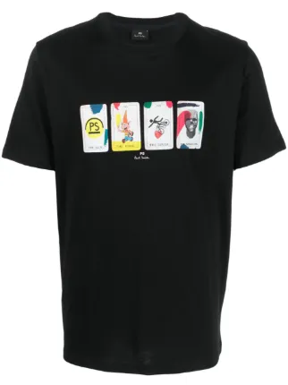 PS Paul Smith Tarot Cards Cotton T-shirt - Farfetch
