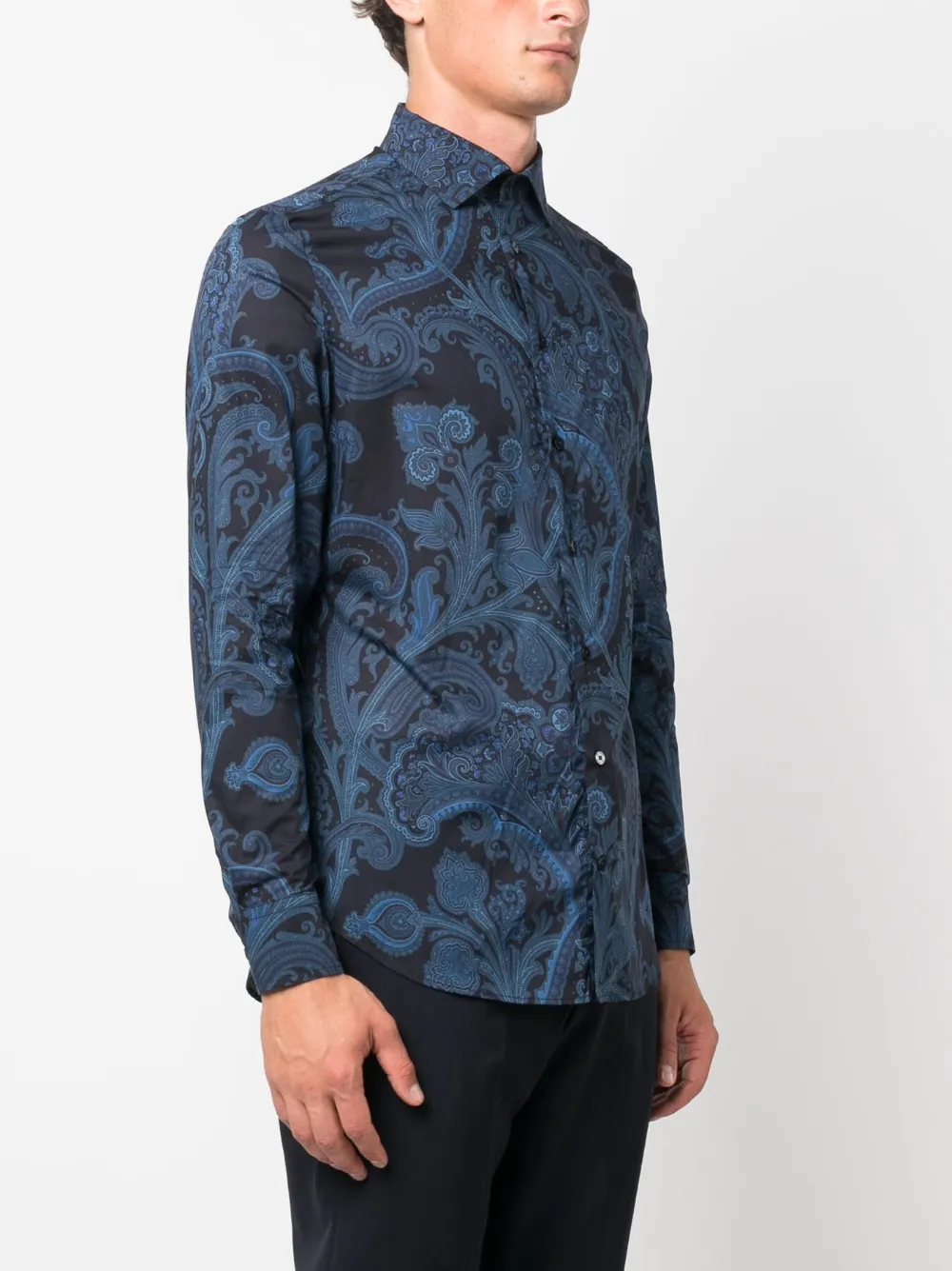 ETRO ペイズリー シャツ | ブルー | FARFETCH JP