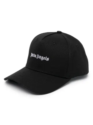 Palm Angels logo-embroidered Cotton Cap - Farfetch