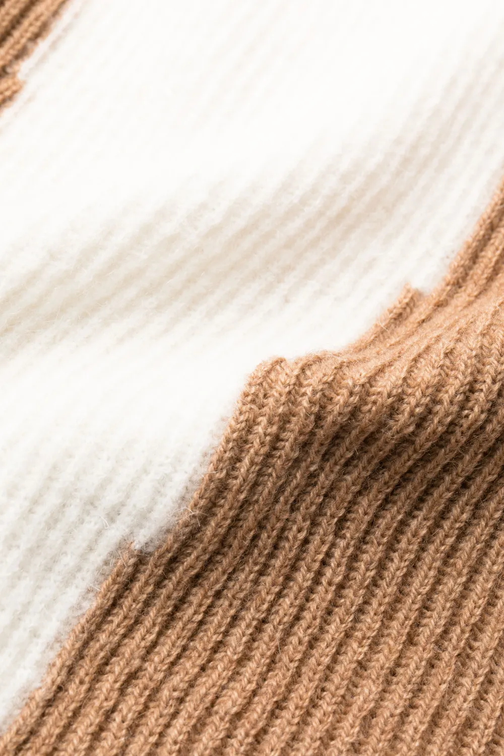 There Was One colour-block half-zip Jumper - Farfetch