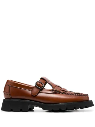 Hereu Soller Sport square-toe Loafers | Brown | FARFETCH