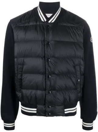 Moncler logo-patch padded-design Jacket | Blue | FARFETCH