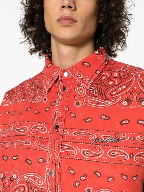 Bandana shirt red store