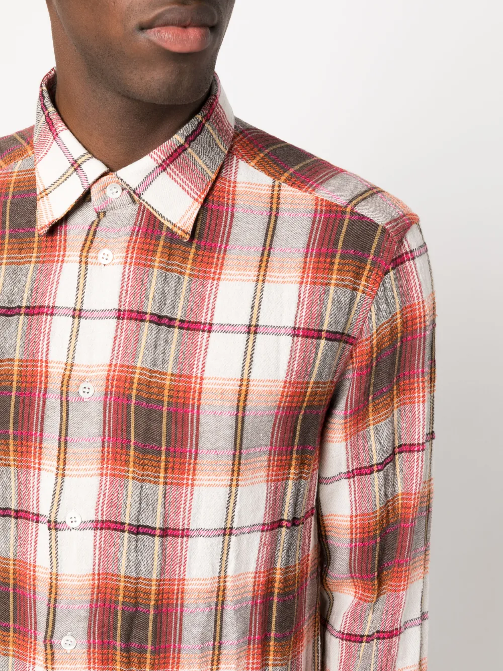 Barena plaid-check Pattern Shirt | Neutrals | FARFETCH