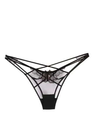 Agent Provocateur Kissie floral-lace Strappy Brief - Farfetch
