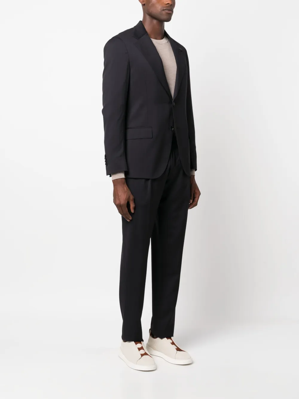 Lardini single-breasted Wool Suit Set - Farfetch