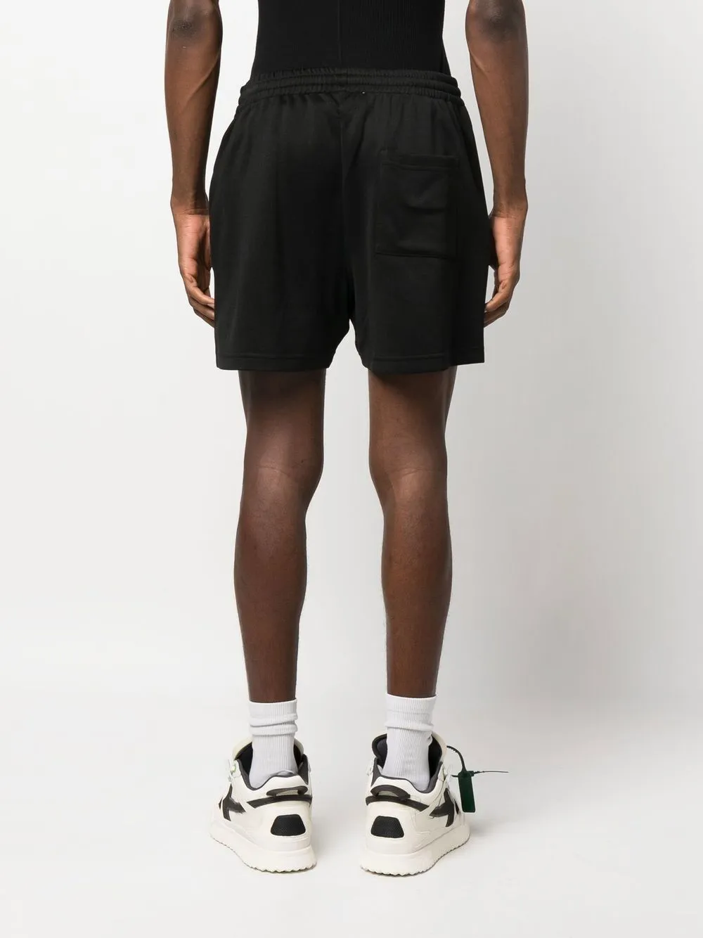 Off-White logo-appliqué Track Shorts | Black | FARFETCH UK