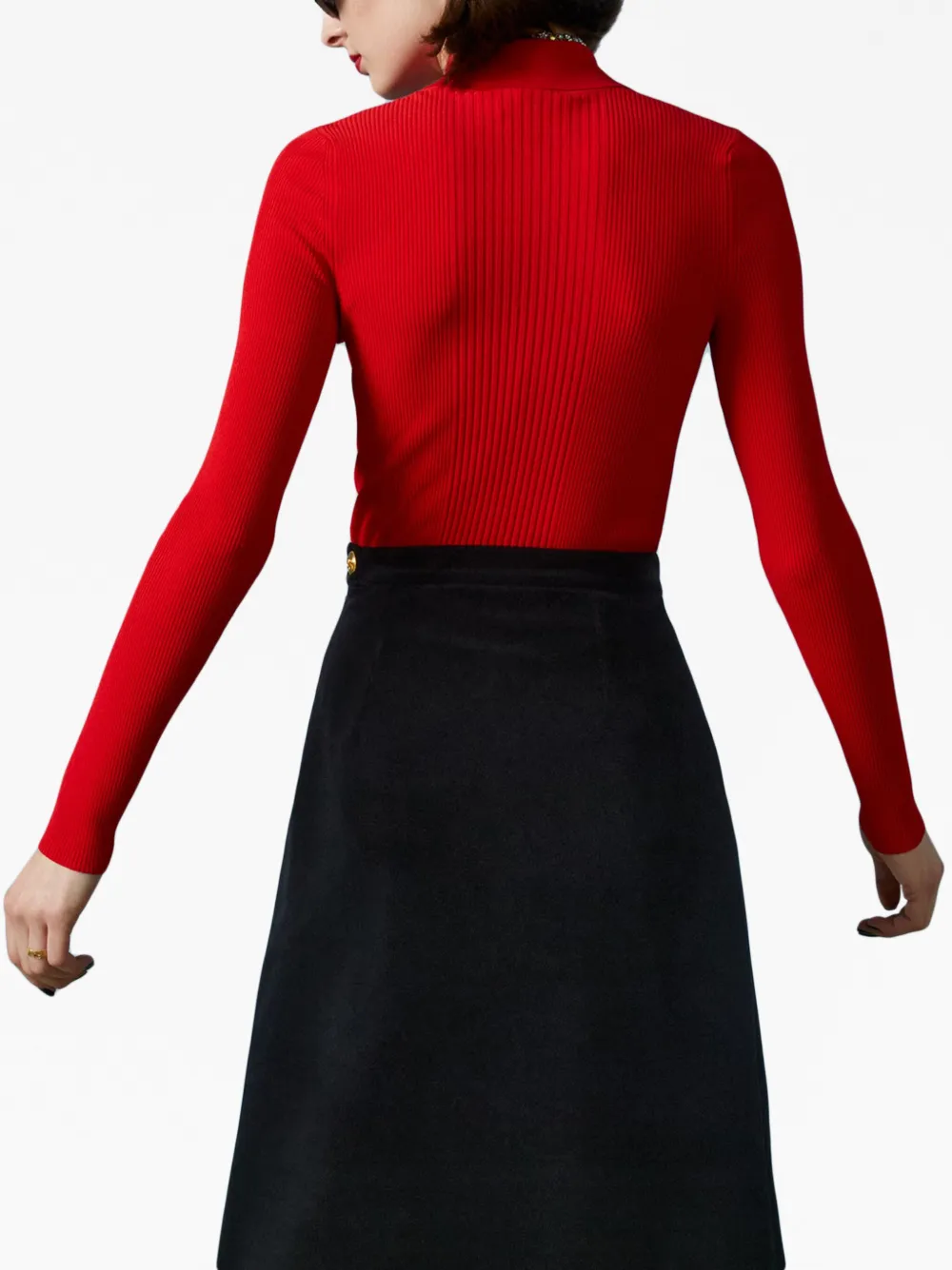 Gucci ribbed-knit Polo Shirt - Farfetch