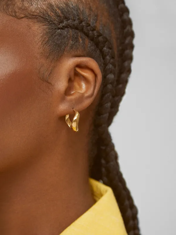 Monica vinader hoop earrings store