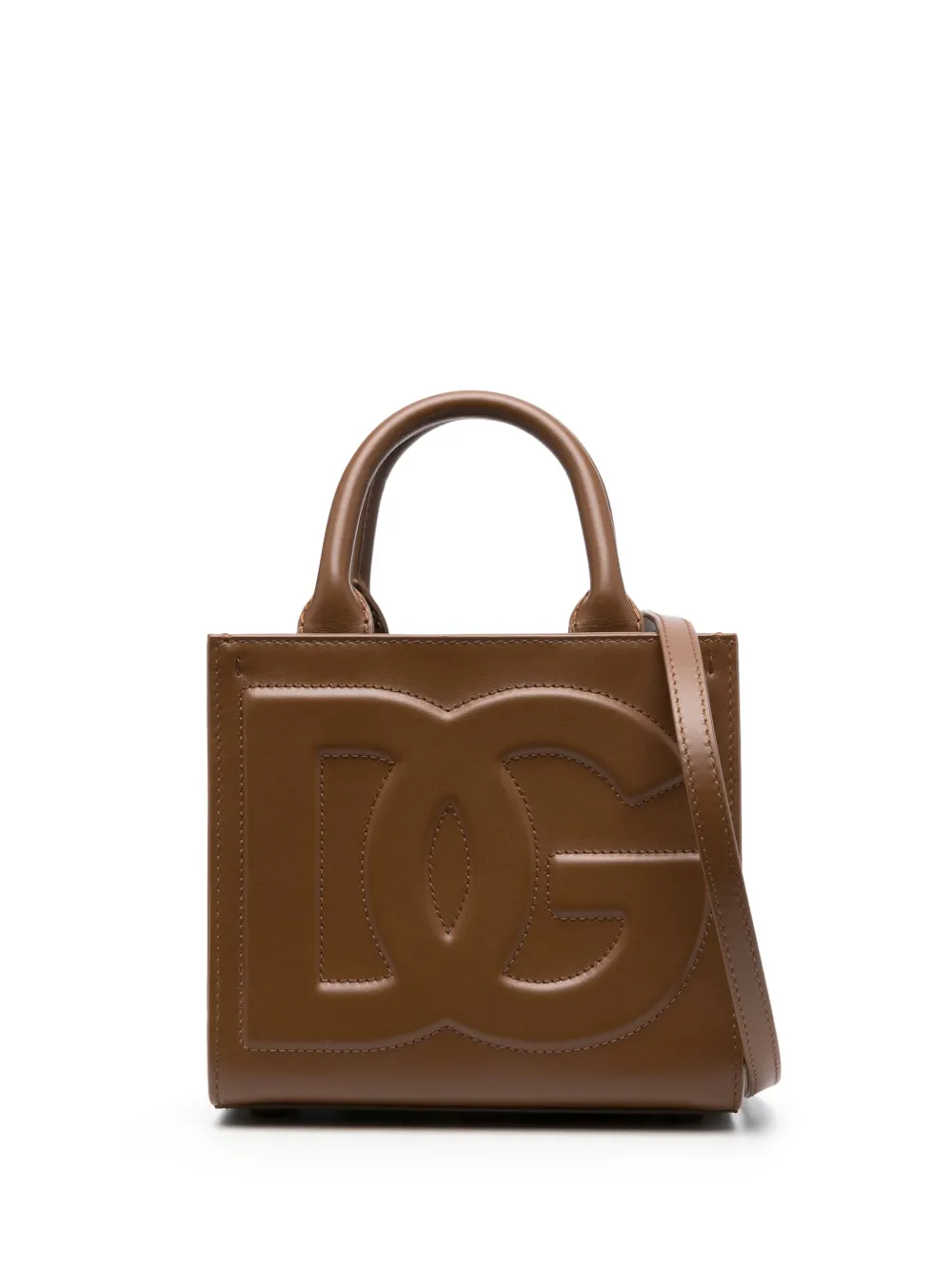 Dolce & Gabbana Mini DG Daily Tote Bag | Brown | FARFETCH