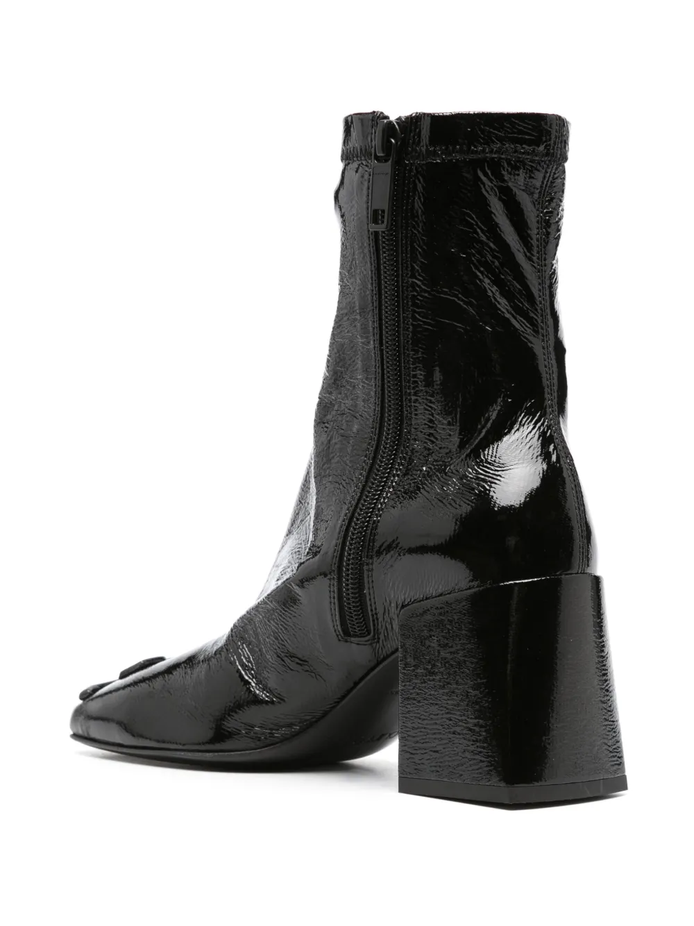 Courrèges Iconic 80mm textured-leather Boots - Farfetch