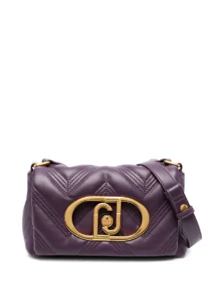 LIU JO Bolsa Crossbody Capitonada Con Placa Del Logo - Farfetch