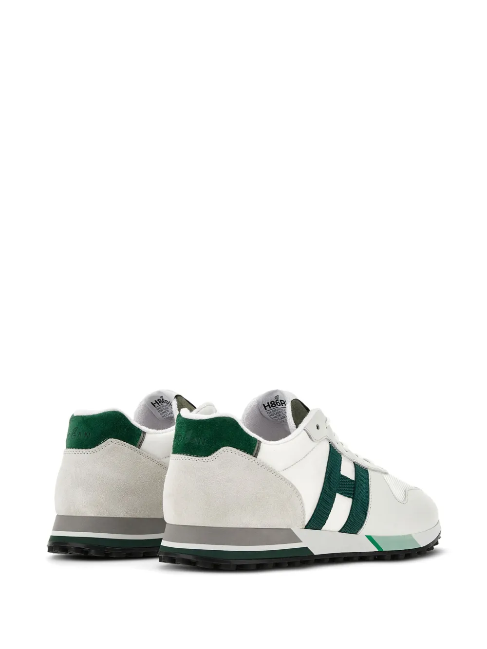 Hogan logo-patch lace-up Sneakers | White | FARFETCH