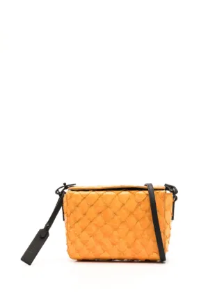 Osklen Mini Pirarucu Crossbody Bag | Orange | FARFETCH