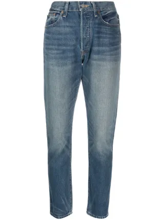 Lauren Ralph Lauren whiskering-effect high-rise Skinny Jeans - Farfetch